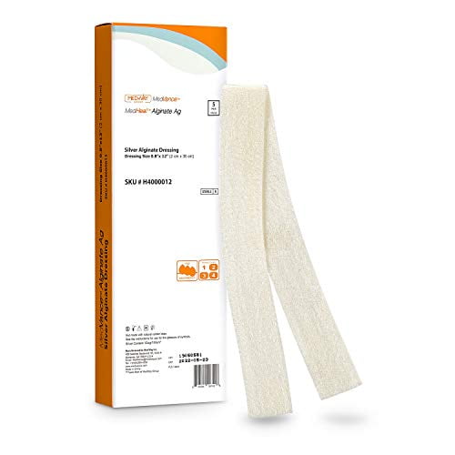 Silver Calcium Alginate Ag Sterile Highly Absorbent Antibacterial ...
