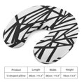 11.4in U-Shaped Pillow Strap With A High Resilience Memory Foam Core ...