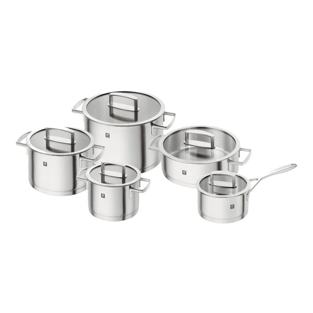 ZWILLING Vitality Pot Set 10 Piece, 18/10 Stainless Steel - Walmart.ca