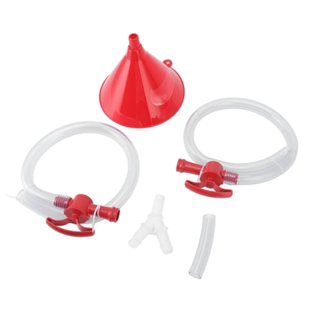 Beer Bong Funnel, Double Header Cone Beer Funnel Red PP Beer Funnel And ...