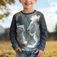 Bobifish Boys Jersey Tee Artistic Long Sleeve Crew Neck Regular Fit ...