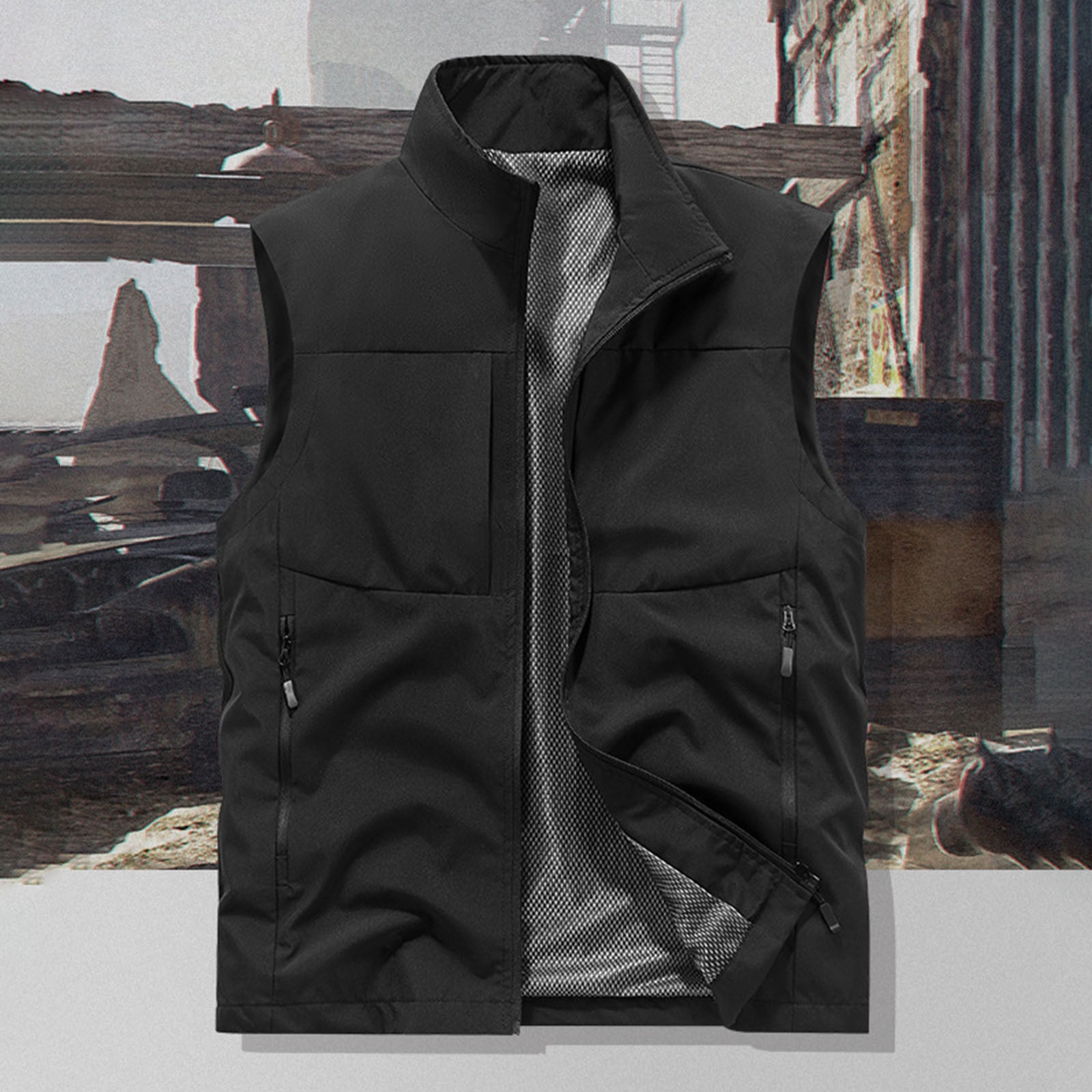 Click here for Lovzfmll Jackets For Men Summer Mens Casual Fashio... prices