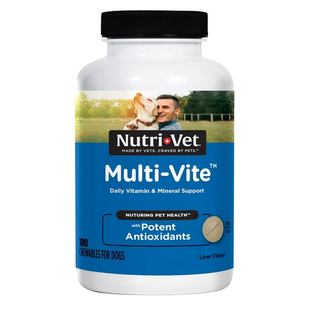 Nutri-Vet Multi-Vite Chewables for Adult Dogs | Formulated with ...