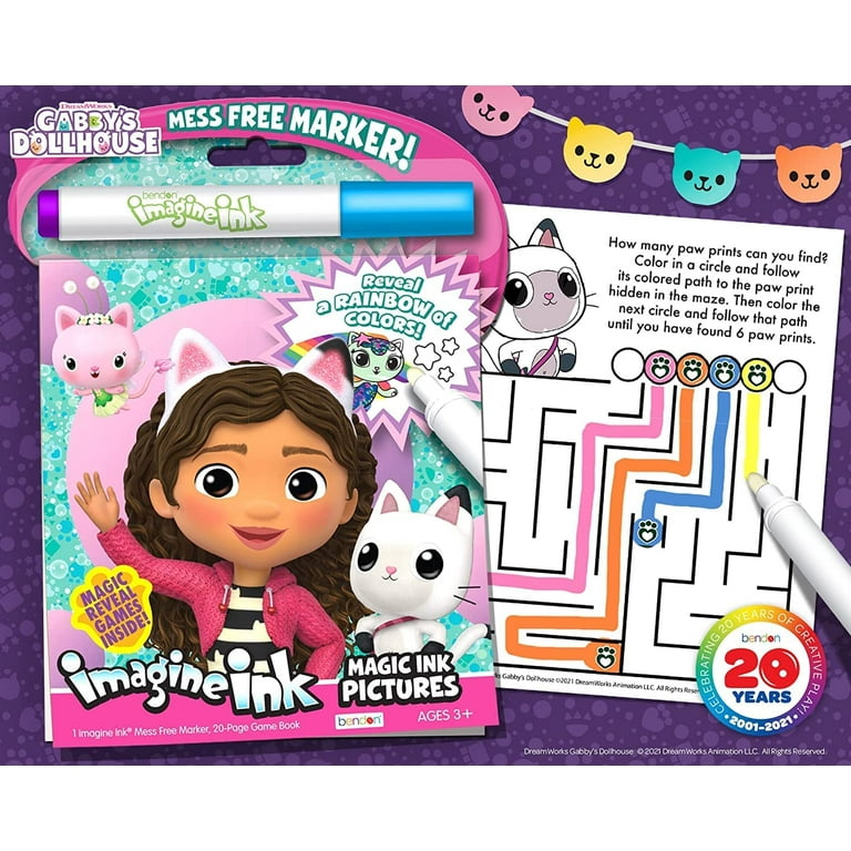 Gabby 's Dollhouse Bendon Bluey Ink Set Bendon Bluey Imagine Ink COLOR ...