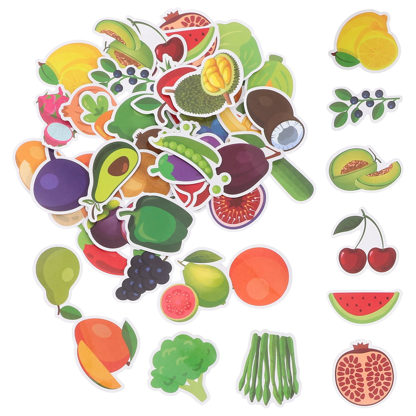 Click here for Deepcraff 50pcs Cartoon Fruit And Vegetable Sticke... prices