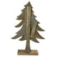 Northlight 23.5" Brown Textured Wood Tabletop Christmas Tree - Walmart.com