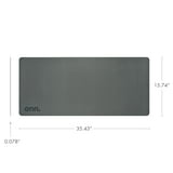 onn. XL Desktop Mouse Mat, Gray, 35" x 16" - Walmart.com