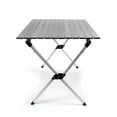 Camco Collapsible RV Camping Picnic Foldable Aluminum Roll-Up Table ...
