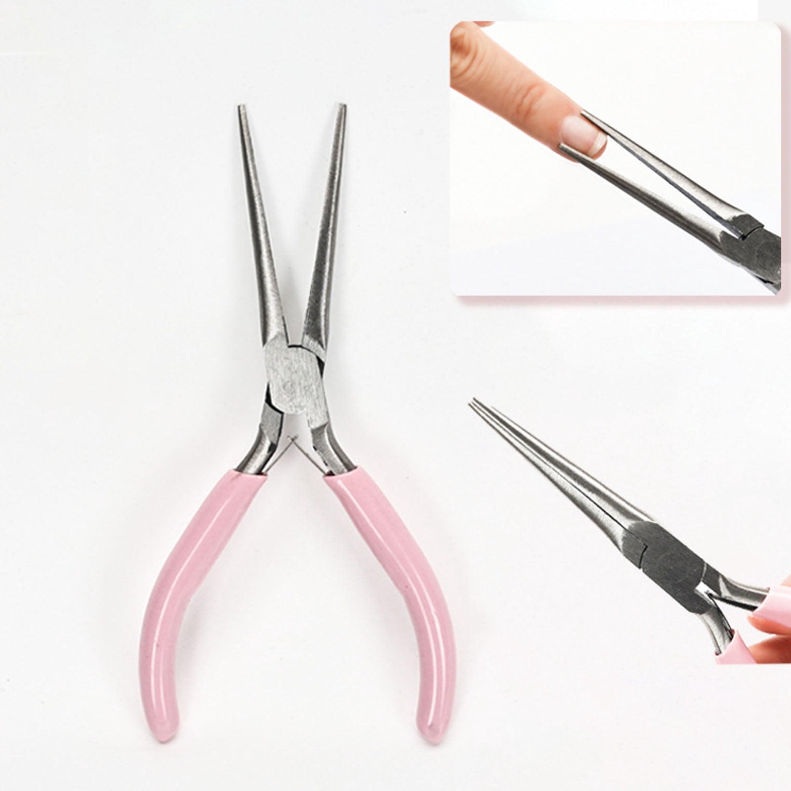 Pinza Para Formas De Uñas, Pinza Para Uñas De Acero Inoxidable, 3 ...