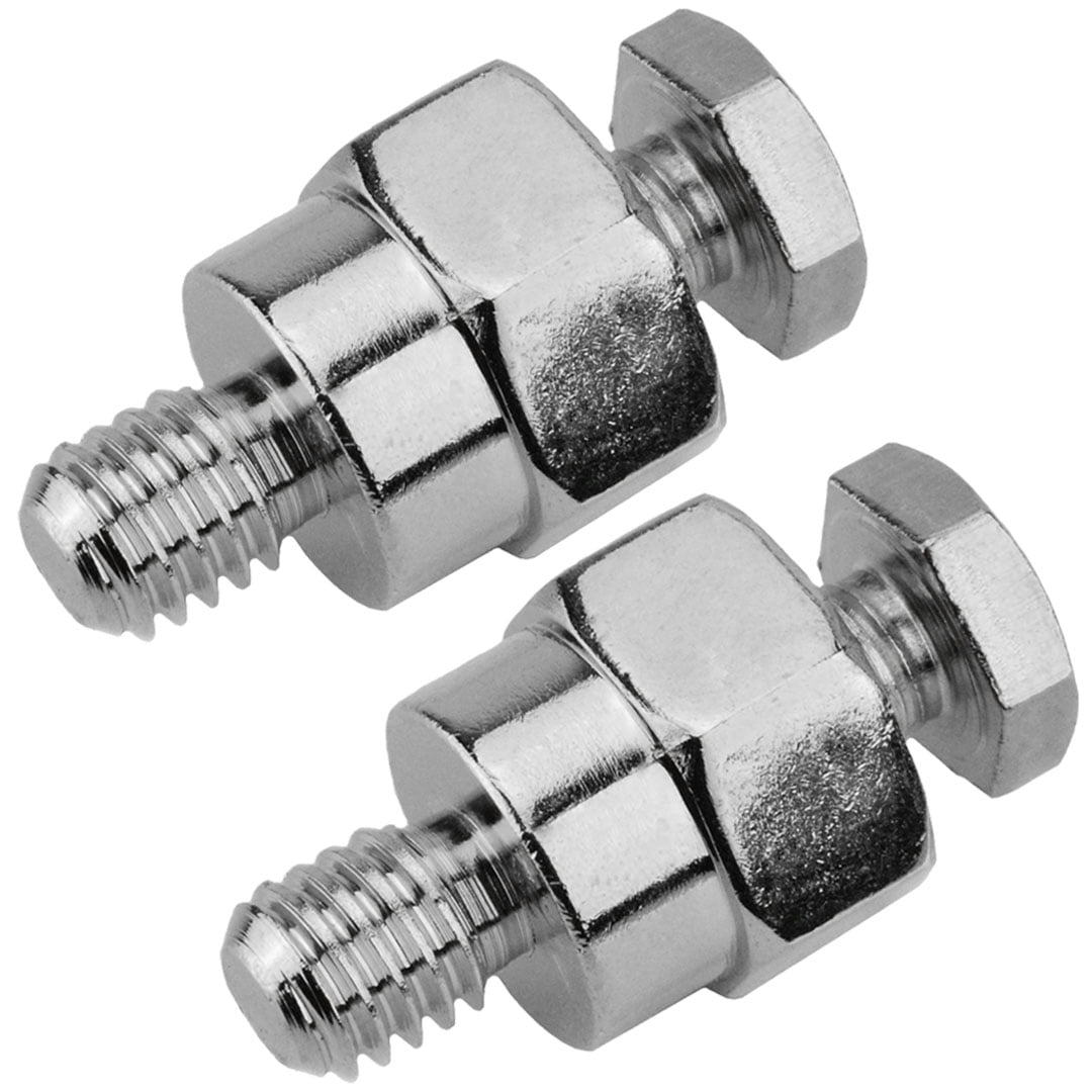 2 Pack Platinum Plated Short Side Post Mount GMC Battery Terminal Tap ...