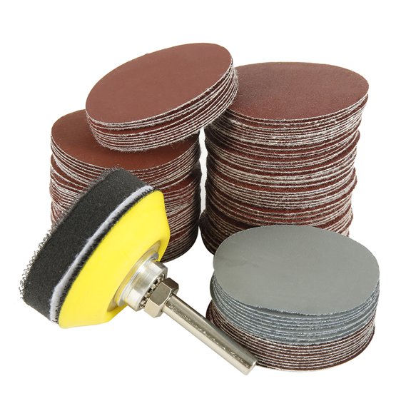 Walmart 100pcs 2inch(50mm) Tools Disk, Drill Sander Attachment with ...