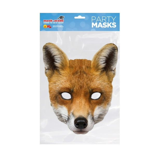 Fox Facemask ? Costume Accessory - Walmart.com - Walmart.com