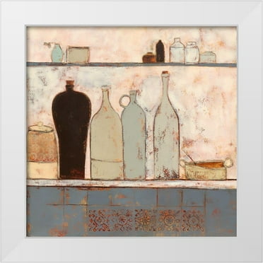 Allen, Anji 15x15 White Modern Wood Framed Museum Art Print Titled ...