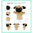 DolliBu Pug Dog Hand Puppet - Soft Plush Toy for Kids & Adults ...