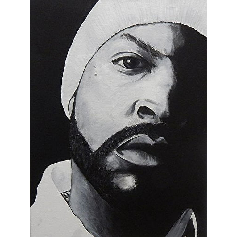 Ice Cube Rapper Drawing