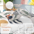 Abstract Mid Century Comforter Set California King Size, Vintage ...