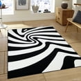 Allstar Zebra Modern Geometric Area Rug (5' 2" x 7' 2") - Walmart.com