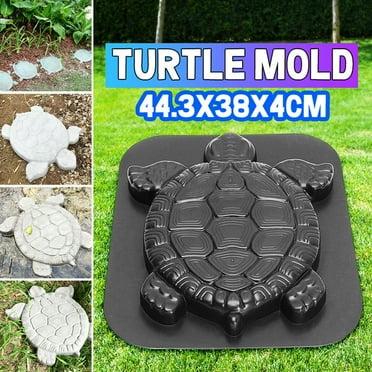 WUZSTAR Creative Turtle-Shaped Design Stepping Stone Mould Paving Mold ...