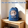 Cartoon Drawstring Backpack With Bunny Print Drawstring Backpack Bag ...