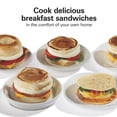 Hamilton Beach Dual Breakfast Sandwich Maker with Timer, Silver (25490A ...