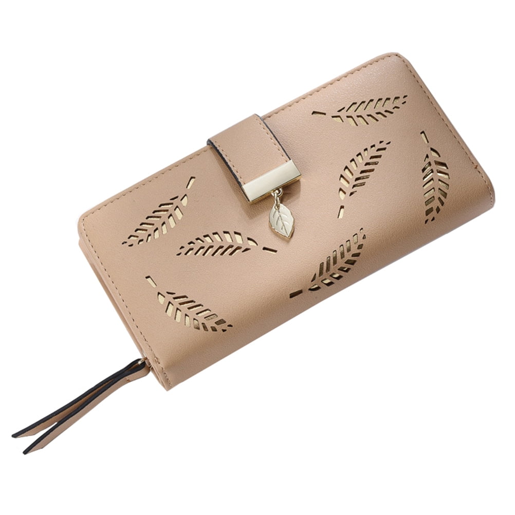 Click here for Shisuyan Women Buckle Clutch Wallet Hollow Leaves... prices