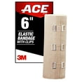3M Ace® Elastic Bandage with E-Z Clip, Unisex 6" x 4-1/5 ft HSA/FSA ...