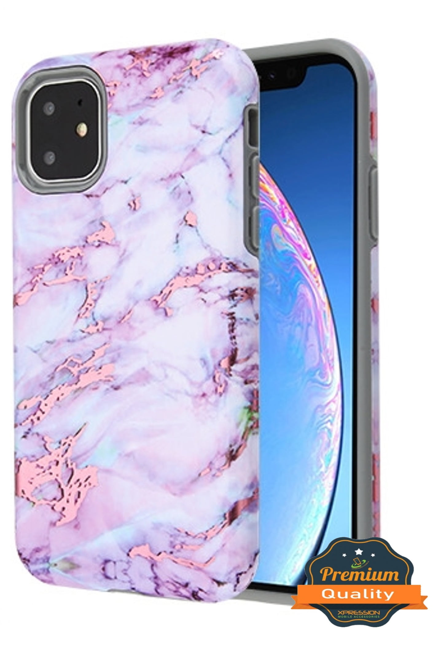 Apple iPhone 11 Phone Case Slim Hybrid Armor Shockproof Impact [Shock ...