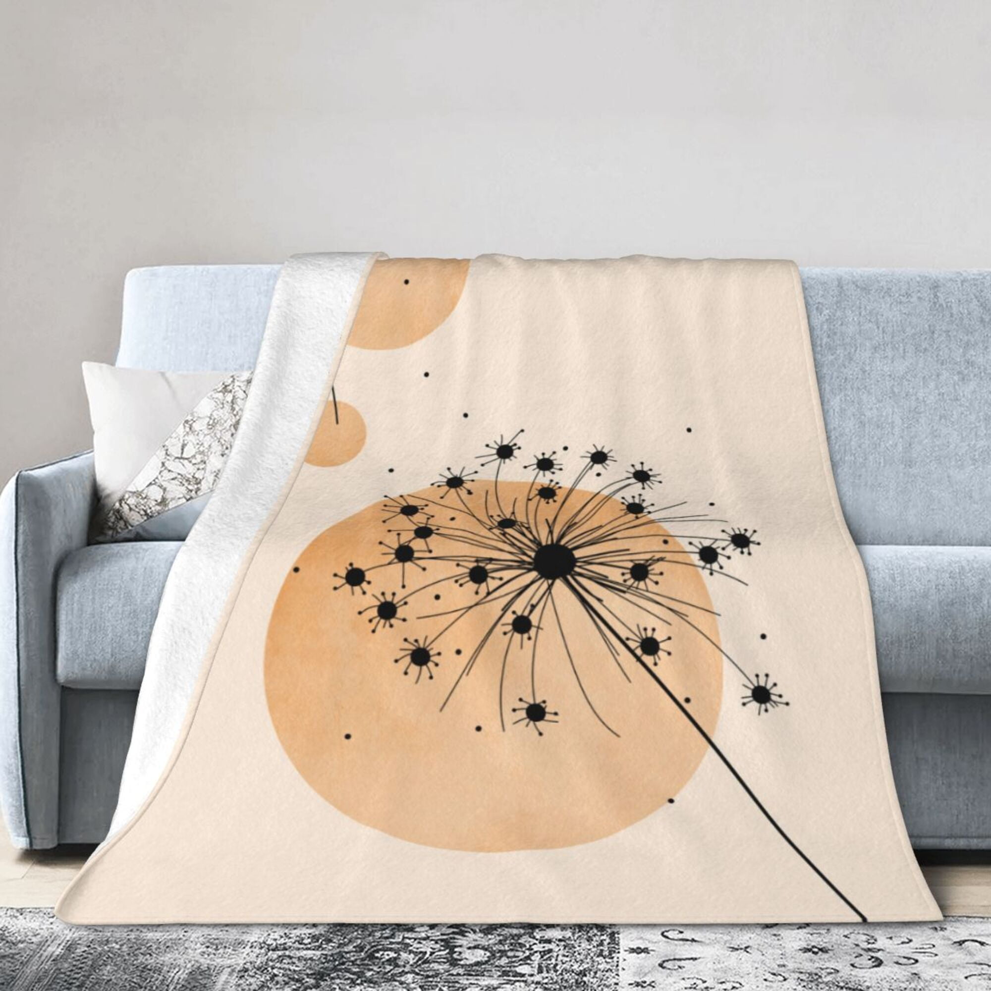 DouZhe Ultra-Soft Micro Fleece Lightweight Flannel Bed Blanket, Boho ...