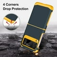 JUJHGRF-Compatible with Samsung Galaxy Z Flip 3 Case with Upgraded ...