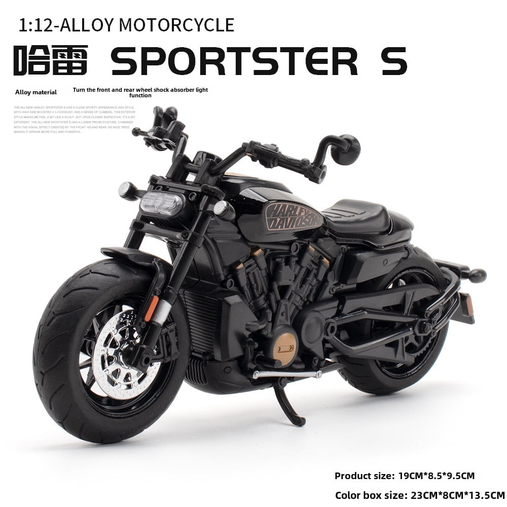 Click here for Unbranded Black 1:12 Scale Harley Off-Road Alloy M... prices