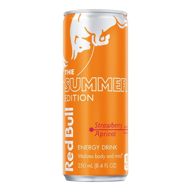 Red Bull Energy Drink, Strawberry Apricot, 8.4 Fl Oz - Walmart.com
