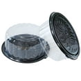 EWAFILU, Cake Containers, 10 inch Round, Clear Dome Lids, 5 pack ...