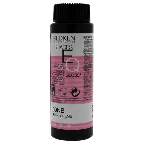 Shades EQ Color Gloss 09NB - Irish Creme by Redken for Women - 2 oz ...