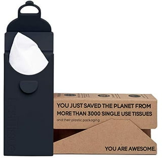 On The Go Packs Facial Tissues, 3-Ply, White, 10 Sheets/pouch, 8 ...