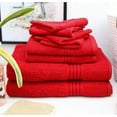 Hurbane Home 8 Piece Soft Cotton Bathroom Towel Set Highly Absorbent