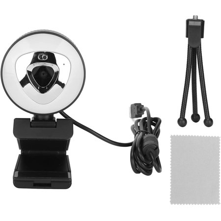 Webcam HD 1080P, Webcam with Microphone, Plug and Play, 3 Level ...