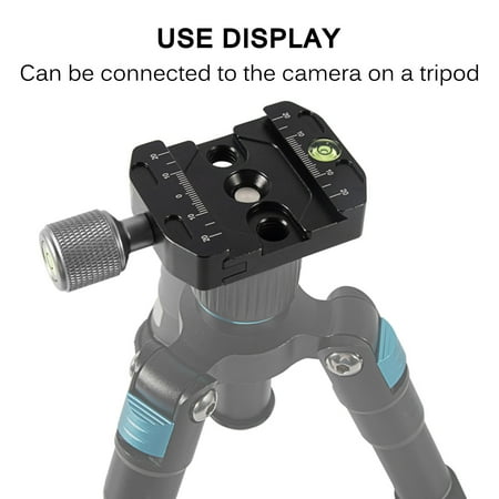 Camera Stabilizer Quick Release Plate Clamp with Spirit Level Dual ...