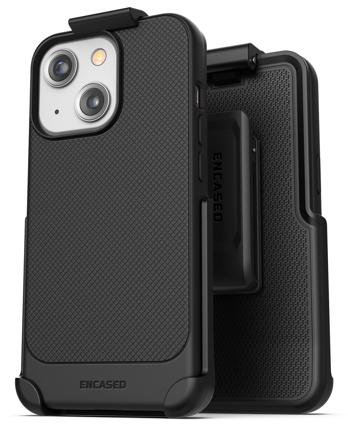 Encased Thin Armor Designed for iPhone 13 Belt Clip Case, Slim Grip ...
