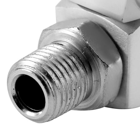 Fosa 4pcs/Set Aluminum 1/4 Universal 360 Swivel Air Hose Connector ...