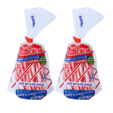 Red and White Peppermint Flavor Large Candy Canes 1-60 Count Jar ...
