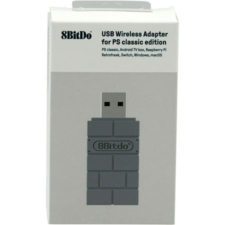 8Bitdo Wireless USB Adapter for N-Switch/PS1 Clic Edition/ Windows ...