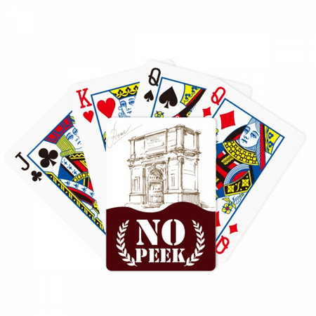 Arch of Rome Peek Poker Playing Card Private Game | Walmart Canada