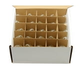 25 Pack Decorative C9 Clear Replacement Bulbs, E17 Base, 7 Watt, Cool ...