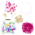 LaurDIY Pink Blue Peace Stretch Bracelet Mini DIY Kit - Walmart.com