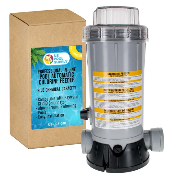 Hayward CL200 Automatic Pool Chemical Feeder, 3-Inch Tablets, 9 lb ...