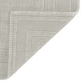 Jean Pierre Cotton Stonewash Racetrack 2-Piece Bath Rug Set, Lt Gray ...