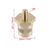 Unique Bargains 2 Pair M6 Auto Battery Terminal Connector Brass Tone ...