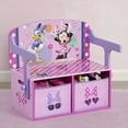 Disney Minnie Mouse 2-in-1 Activity Bench and Desk with Storage Bin ...