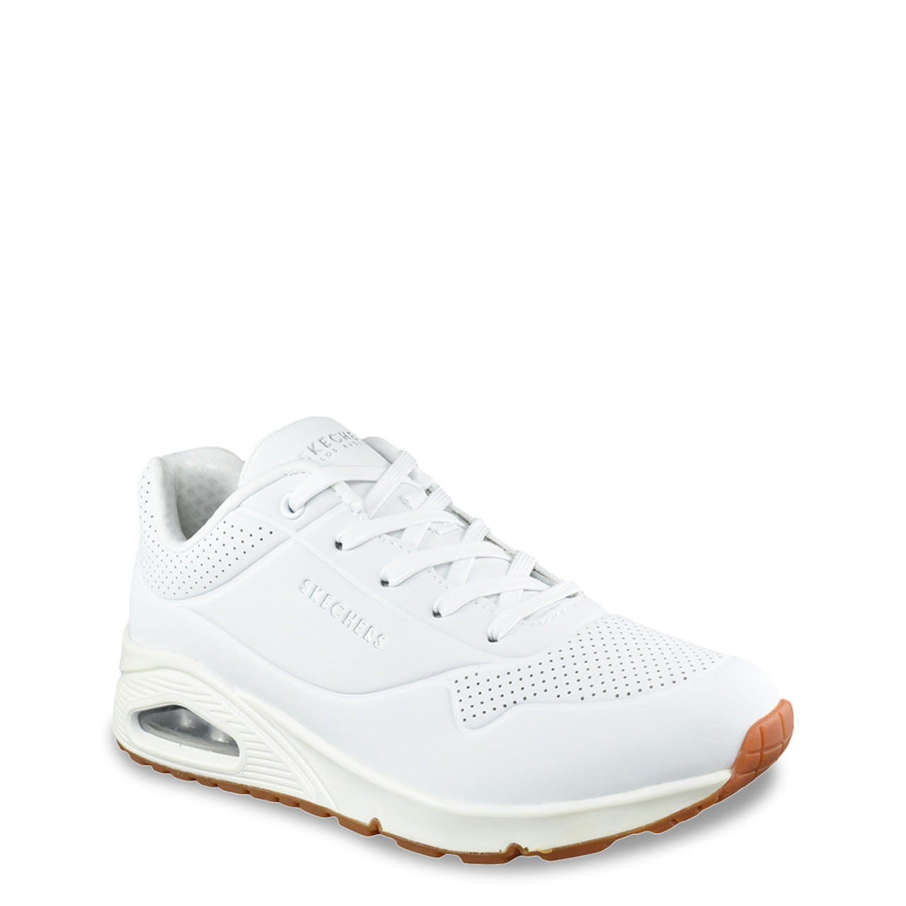 Click here for Skechers Womens Uno - Stand On Air Sneaker 7.5 prices