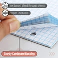 Graph paper for math, 4x4 grid paper, 2 pack of 55 sheets each, 110 ...